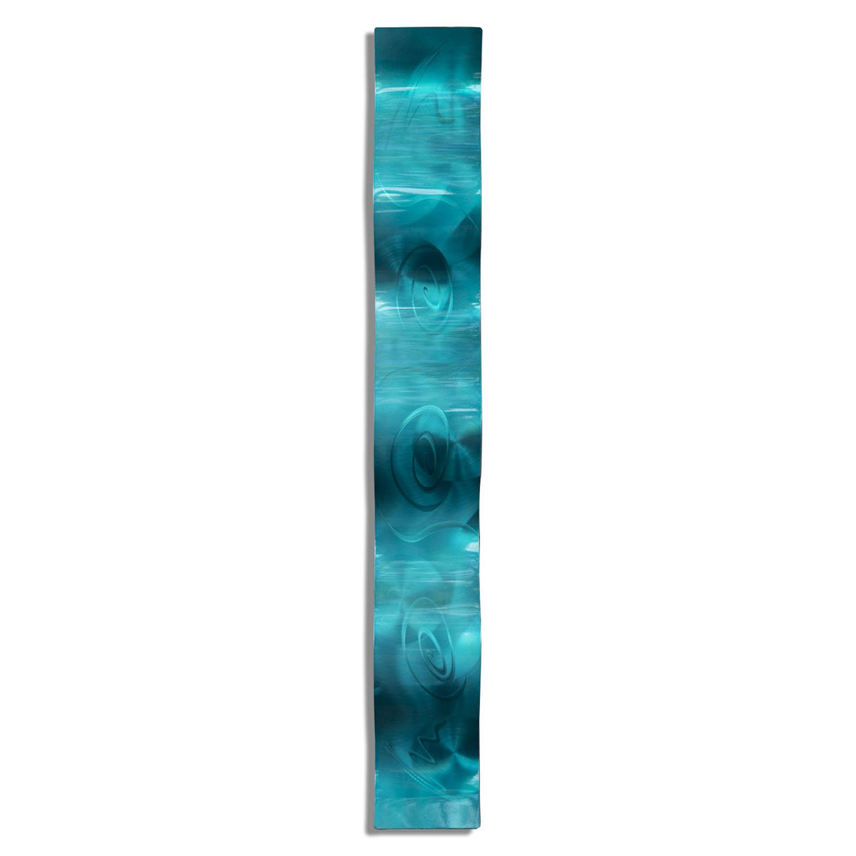 Aqua Wave Metal Wall Art Sculpture by Jon Allen | Statements2000