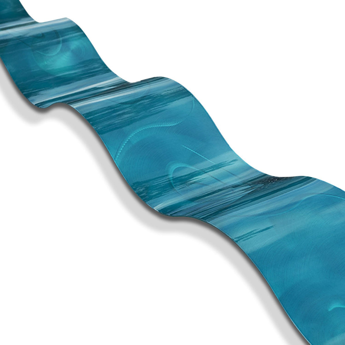 Aqua Wave Metal Wall Art Sculpture by Jon Allen | Statements2000