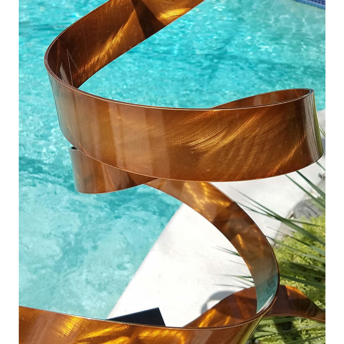 Timeless Grace - Large Copper Metal Sculpture by Jon Allen | 48" Indoor ...