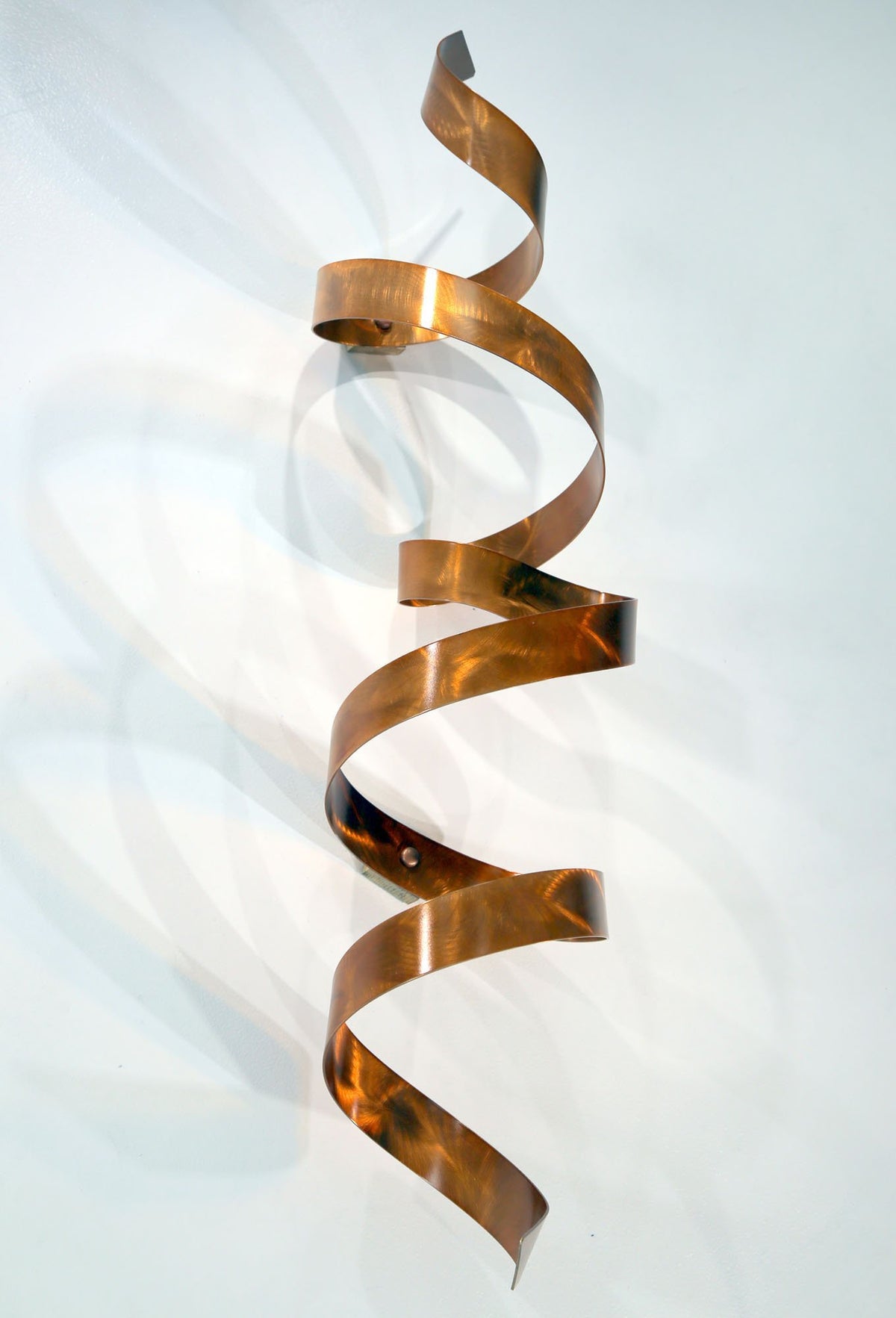 Copper 3D Metal Wall Art Sculpture Accent by Jon Allen 44" x 10 ...