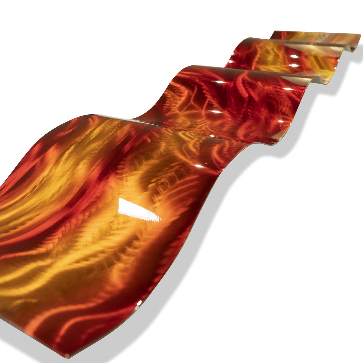 Red Modern Metal Wall Art Sculpture Accent by Jon Allen 46" x 1 ...